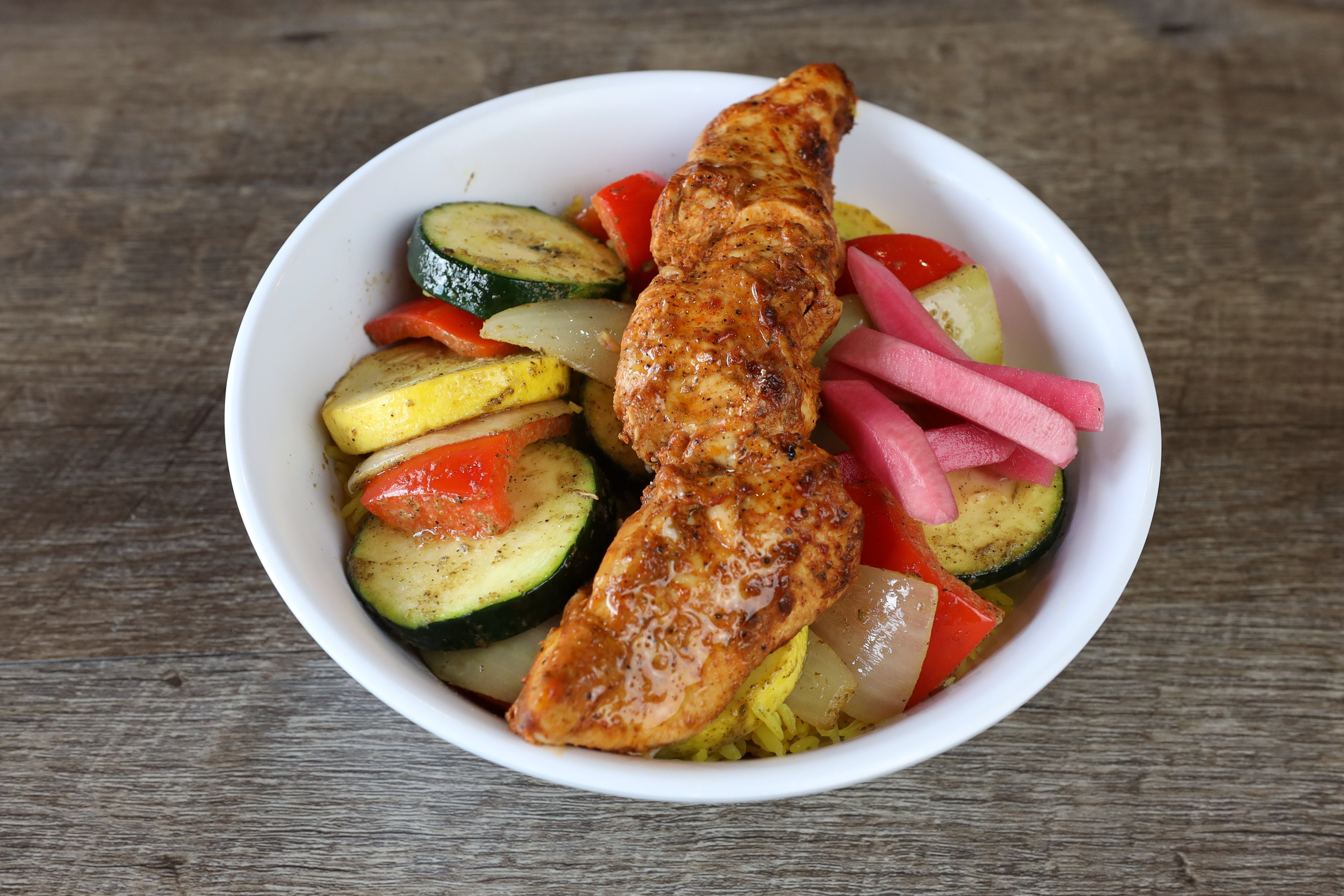 Chicken Kabob Bowl | Pita Feast