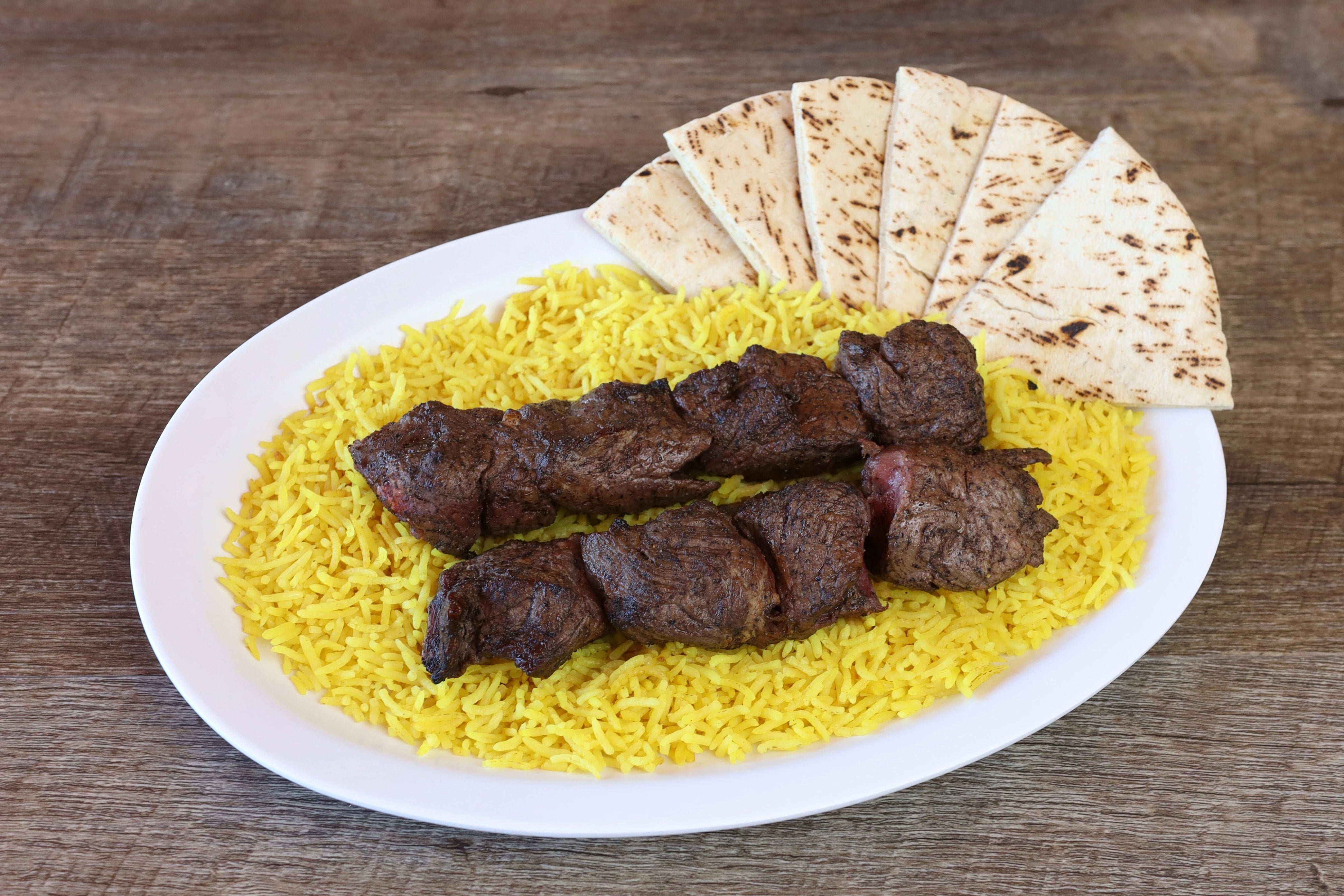 Beef Kabob Plate | Pita Feast